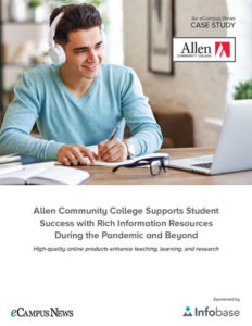 Allen Community College Supports Student Success with Rich Information ...