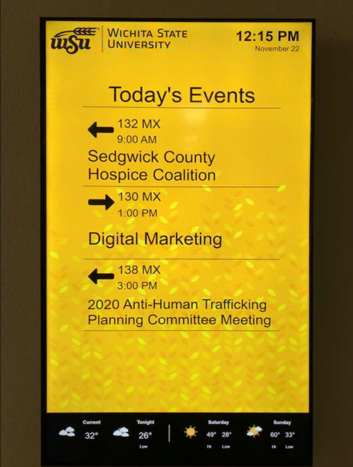 Wichita State University Metroplex Chooses Visix Cloud Signage ...