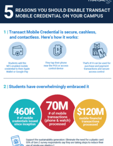 5 Reasons You Should Enable Transact Mobile Credential on Your Campus ...
